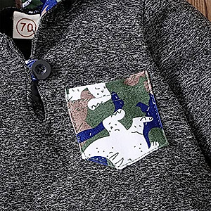 Viworld Toddler Baby Boy Clothes Infant Long Sleeve Hoodie Tops Dinosaur Print Pants Fall Winter 2pcs Outfit Set (Grey, 3-4T)