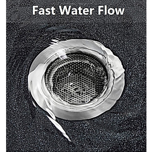 Bathtub Drain Strainer 3-Pack, Shower Drain Hair Catcher, Sink Strainer for Kitchen and Bathroom, Hair Strainer/Trap for Bathtub Drain Cover Size from 2.16'' to 4.5''