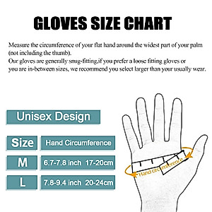 ViGrace Winter Knitted Convertible Fingerless Gloves Wool Mittens Warm Mitten Glove for Women and Men