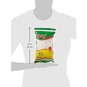 Sadaf Rice Flour 24 oz - Pure White Rice Flour for Baking or Cooking - Kosher, Halal - Product of USA