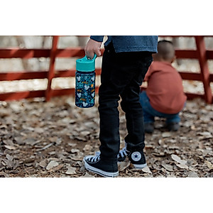 Simple Modern Disney Kids Water Bottle Plastic BPA-Free Tritan Cup with Leak Proof Straw Lid | Reusable and Durable for Toddlers, Boys, Girls | Summit Collection | 16oz, Frozen Sisters