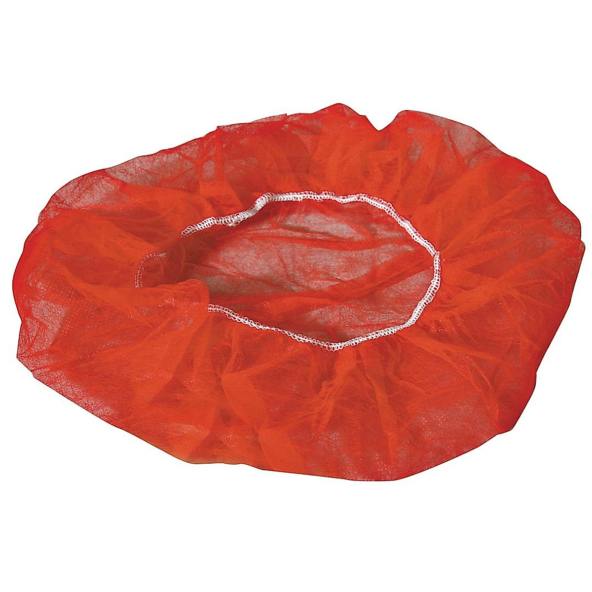 Bouffant Cap, PP, 24 in, Red, PK1000