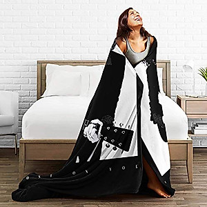 Laura Pergolizzi Blanket Home Ultra Soft Flannel Fleece Blanket All Season Micro Velvet Blanket Lightweight Tapestries Cover 50"x40"