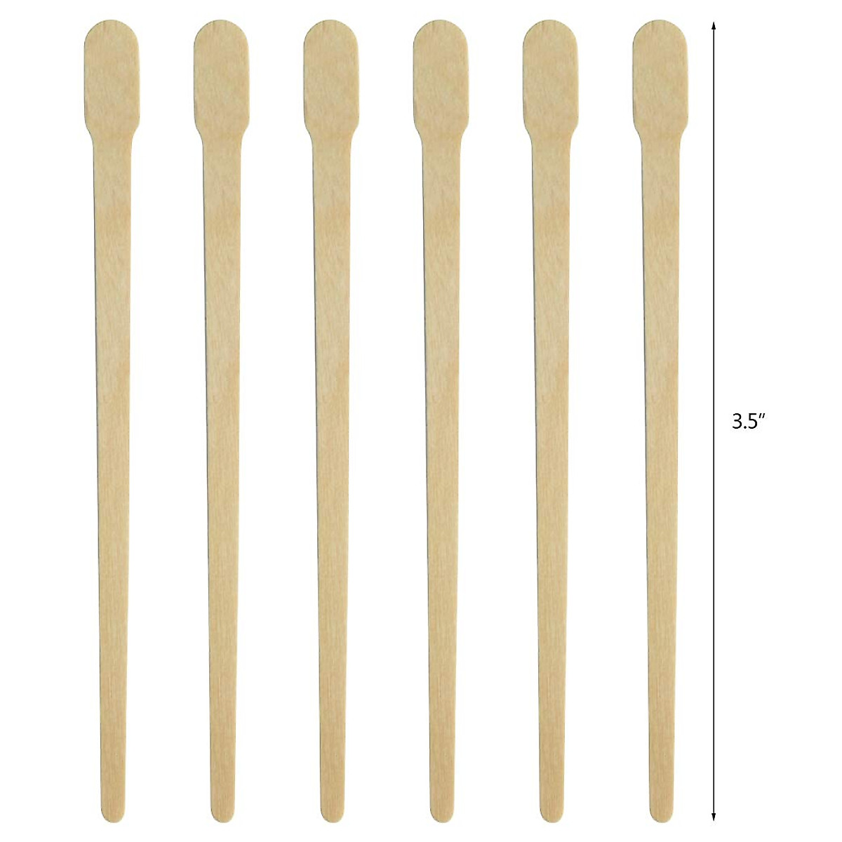 1000pcs Wax Spatulas Small Wax Wood Sticks, Waxing Applicator Sticks Wooden Craft Sticks Spatulas Applicators Hair Nose Wax Stick for Hair Body Eyebrow Removal