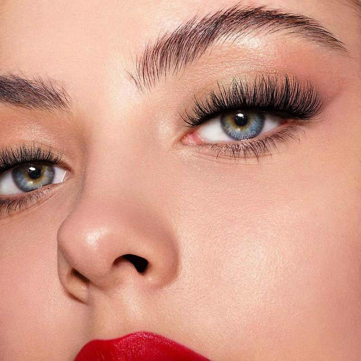 Lashes That Look Like Extensions False Eyelashes Natural Look Fluffy Wispy Faux Mink Lashes 16mm Fake Eye Lashes Pack by Kiromiro