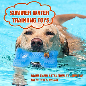 ZNOKA Pet Products Arctic Freeze Fetch Food Cooling Teether Freezable Chew Toy Bone Fit with Treats