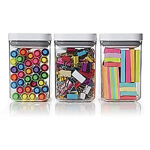 Copco Food and Organization Storage Container with Airtight Lid, 1.8-Quart, Clear