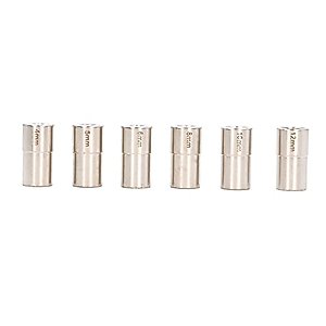 Drill Bushing Set, 8 Pcs Self Centering Dowel Jig Kit 6 Size Inner Diameter Alloy Steel Drilling Guide Centering Puncher Locator Set, Tips