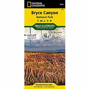 Bryce Canyon National Park Map (National Geographic Trails Illustrated Map, 219)