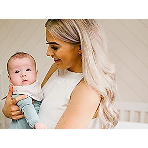 lulujo Soft Cotton Baby Bib, 2 Pack, Vintage Floral/ Dragonfly