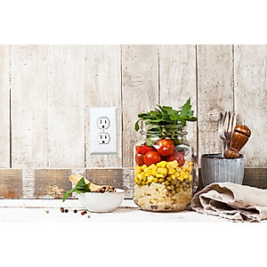 Fake Electrical Outlet Stickers - Stick on Outlet for Funny Pranks (12, Power Outlet)