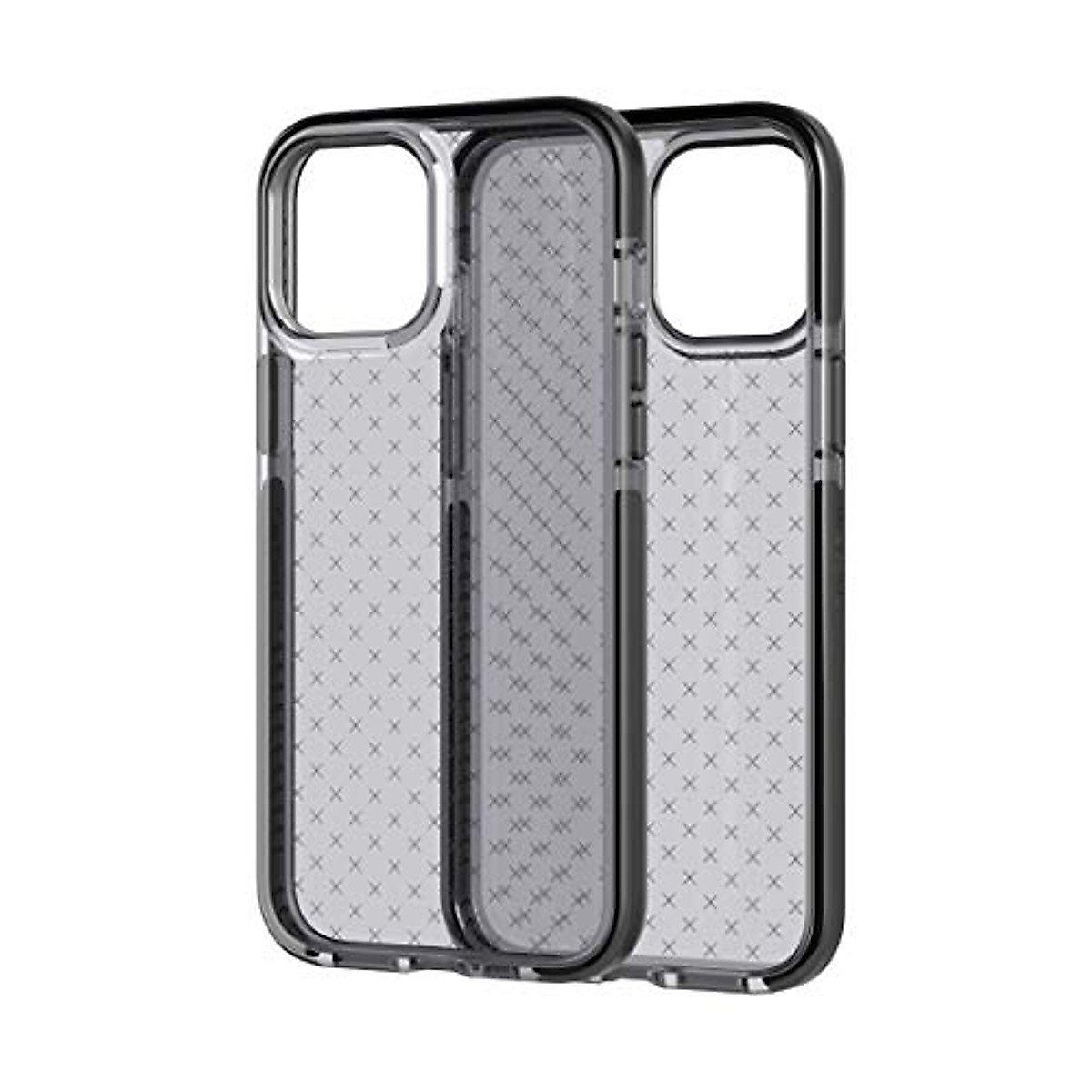 tech21 Evo Check Case for Apple iPhone 12 Pro Max with 12 ft Drop Protection, Smokey/Black