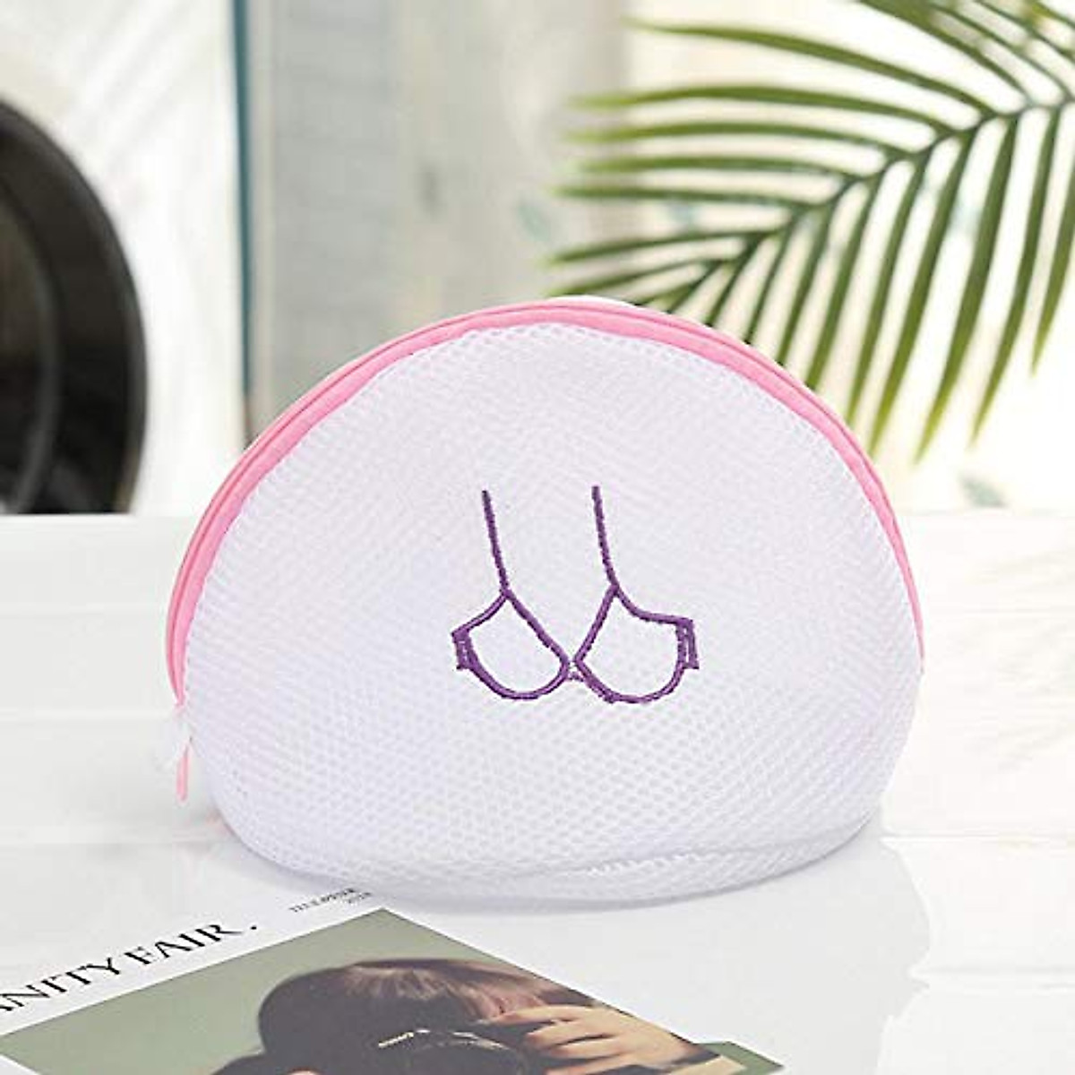 ChezMax Thicken Mesh Laundry Bags Durable Honeycomb Clothing Washing Bag Set Delicate Embroidery Laundry Bags For Laundry Blouse Bra Hosiery Stocking Underwear Lingerie 4Pcs