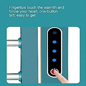 Electric Heating Towel Rack Smart Towel Rack Drying Home Bathroom Towel Rack Free Punch,Green