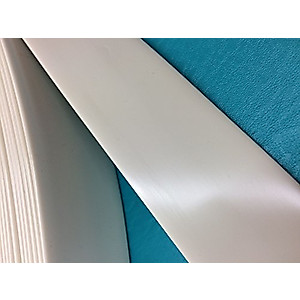 White 2" Wide 20' Length Chair Vinyl Strap Strapping for Patio Lawn Garden Outdoor Furniture Matte Finish Color …