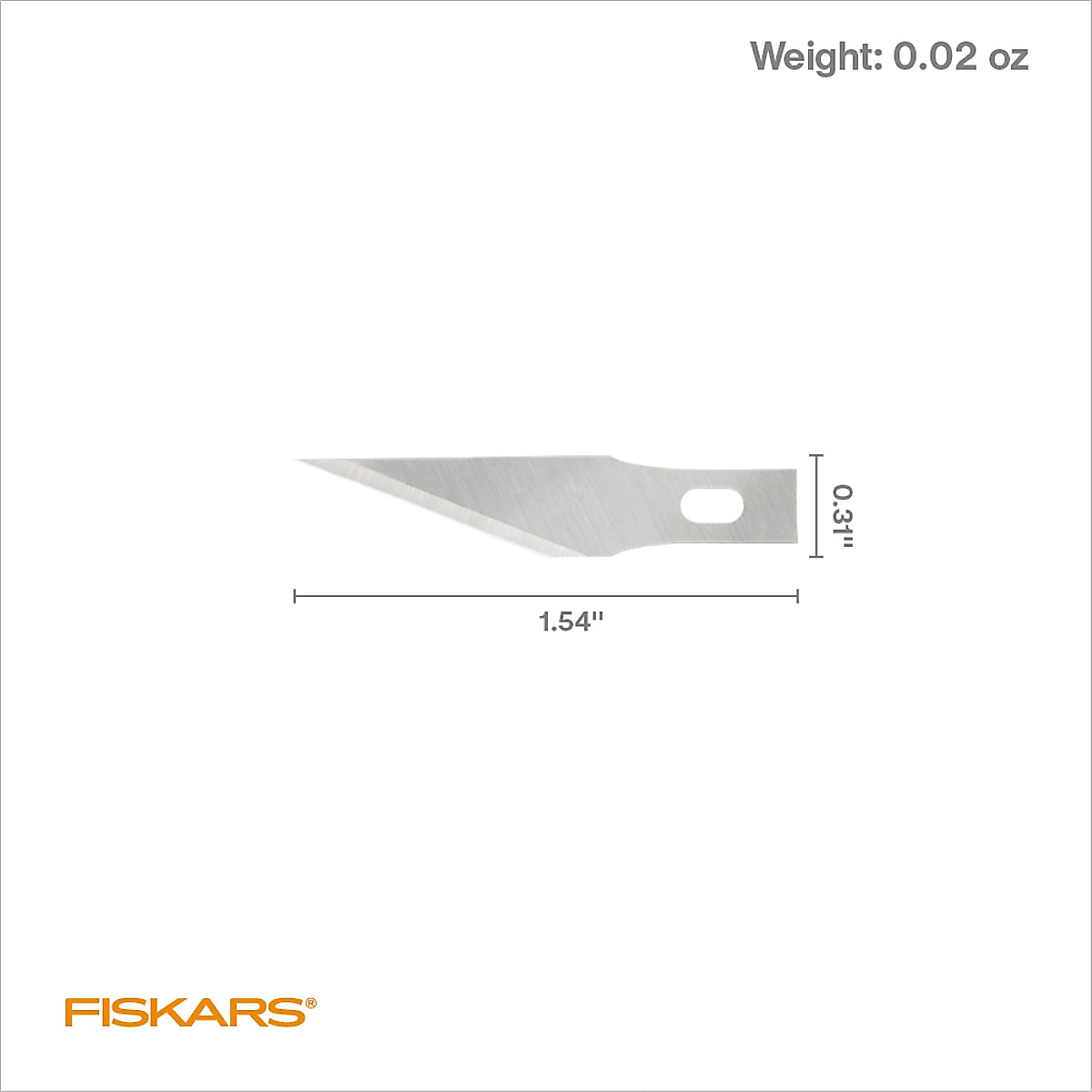 Fiskars 196010-1006 Standard Number 11 Blades, 5 Pack, Orange
