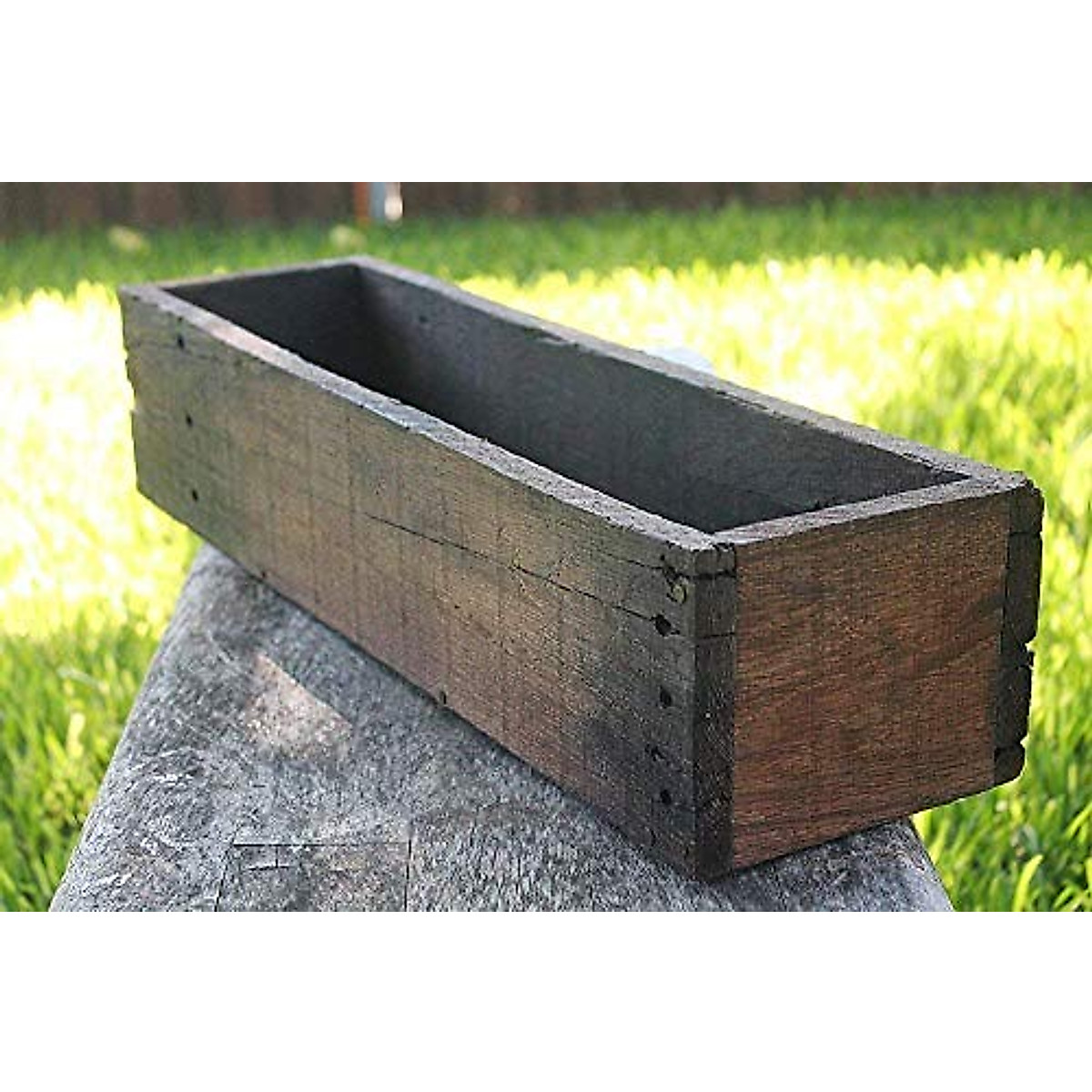 24" Rustic Planters Box (5-5.75"T - Tall Version)