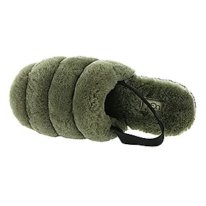 UGG Women's Super Fluff Slipper, Burnt Olive, 9