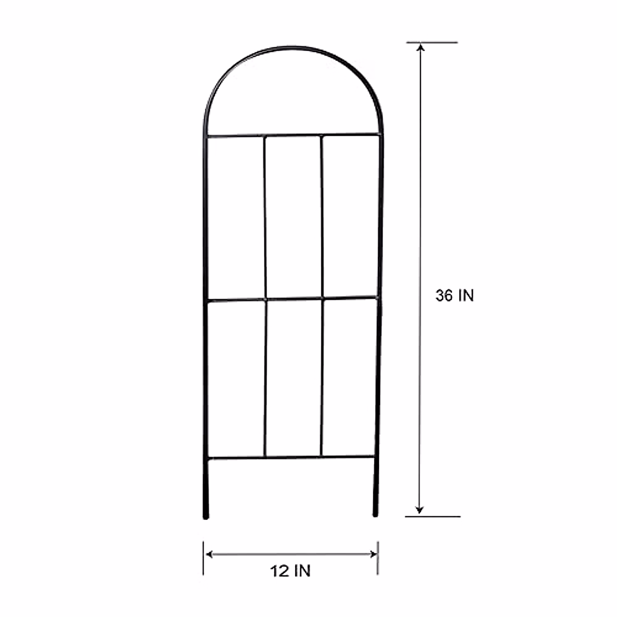 LumaBase Metal Garden Trellis - 36"