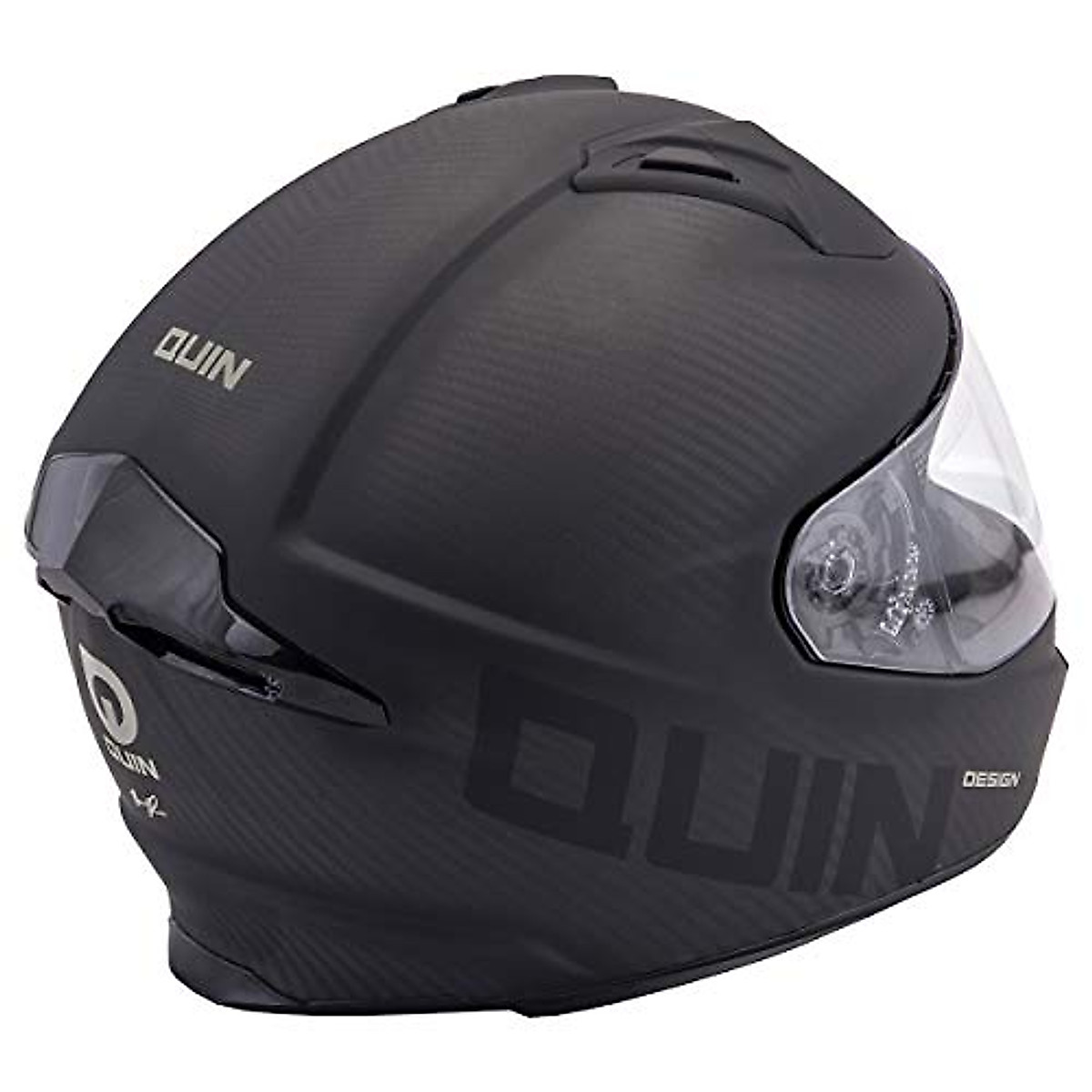 Quin Ghost Double Zero Carbon Fibre Smart Helmet (X-Large)
