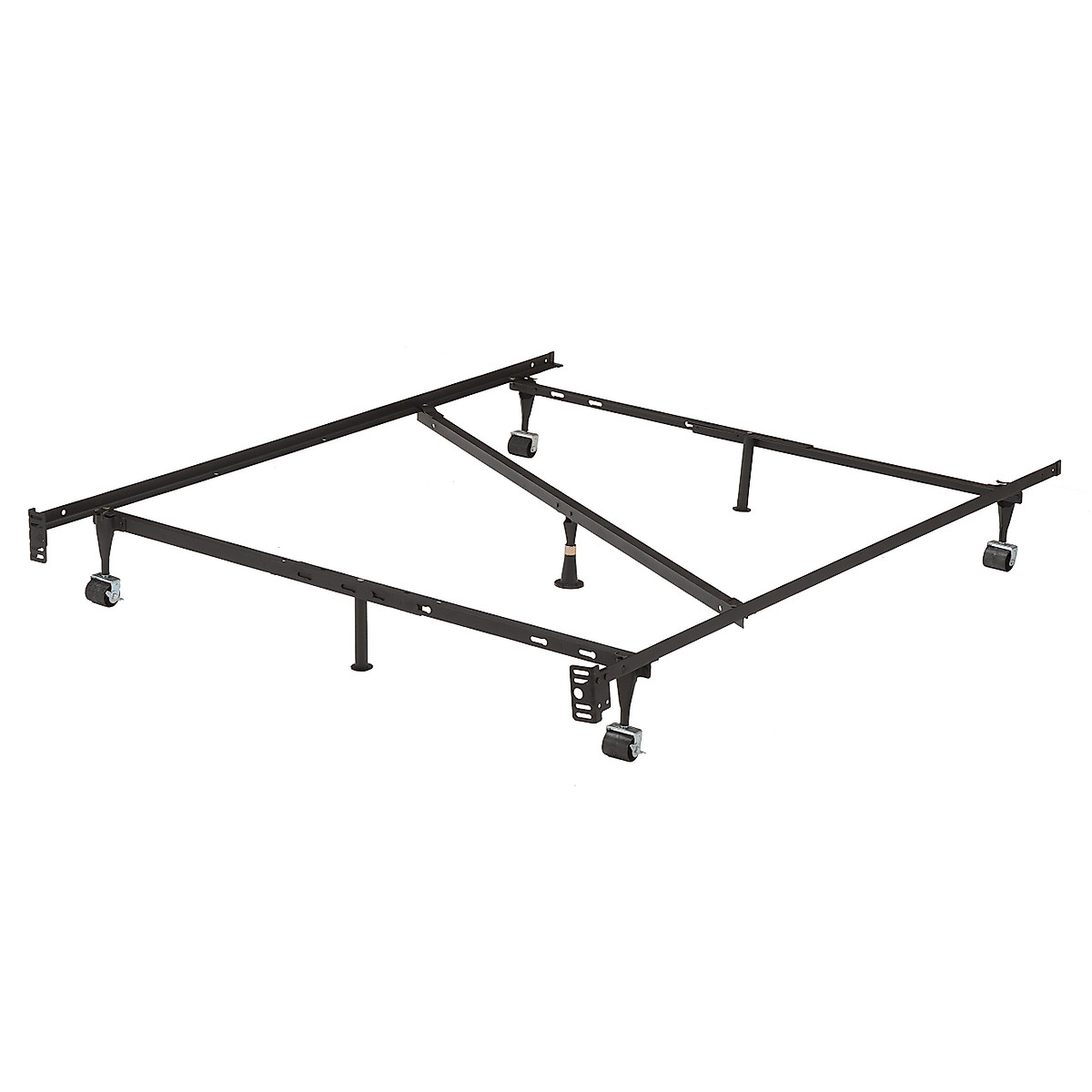 KB Designs – 7 Leg Adjustable Metal Bed Frame with Center Support Legs, Queen/Full/Full XL/Twin/Twin XL Beds