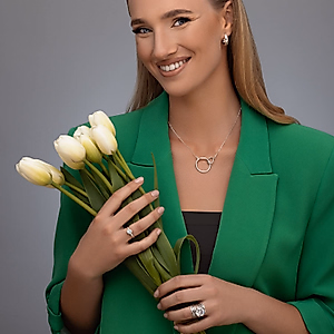 JEAN RACHEL JEWELRY 925 Sterling Silver Ring With 12mm White Cushion Cubic Zirconia Prong Hypoallergenic, Nickel and Lead-free, Facet Cut, Artisan Handcrafted Designer Collection, Made in Israel