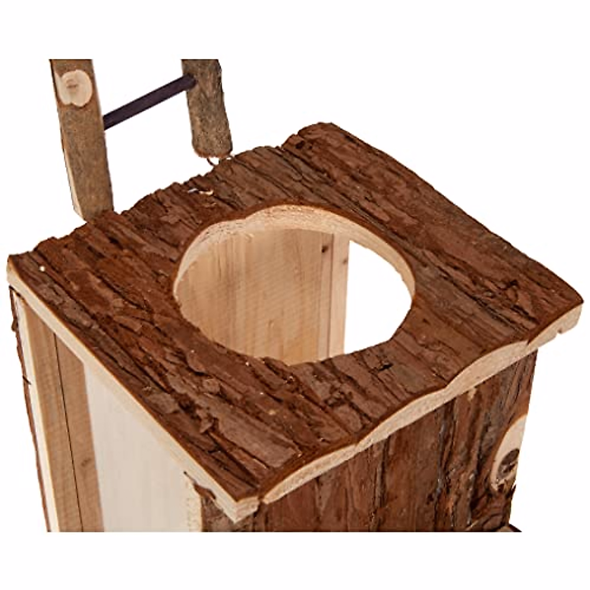 TRIXIE Natural Living Play and Burrow Tower, 20 × 20 × 16 cm