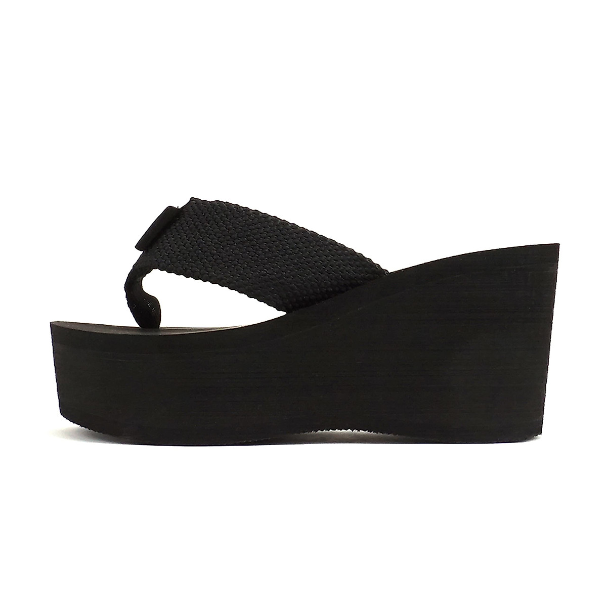 Soda Womens Oxley-S Flip Flop Sandals,Color:Black, Size:10