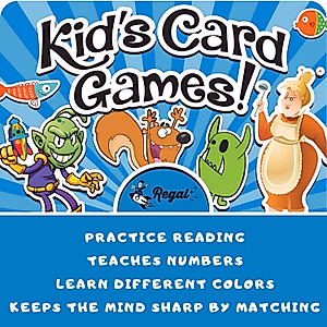 Regal Games Slap Jack Card Game for Kids Ages 4 5 6 7 8 9+ | Funny Travel Board Game for Families (1 Pack)