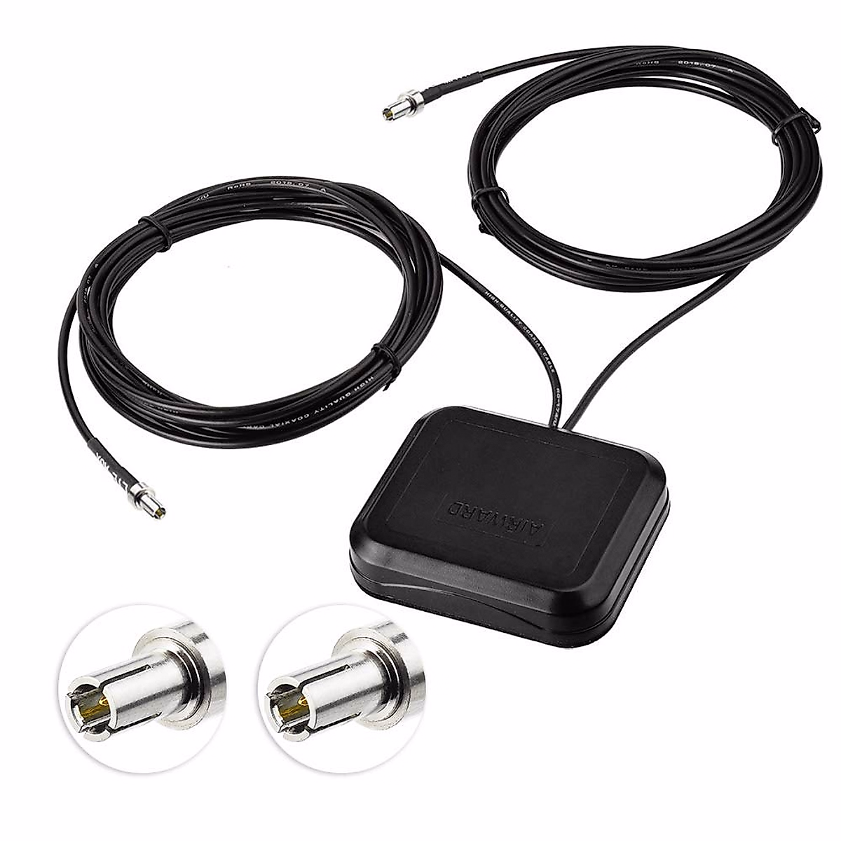 Superbat MIMO Antenna with 2 TS-9 Connectors Adhesive Mount Antenna for Huawei MiFi AT&T Netgear MR1100 Nighthawk M1 / M5 Verizon Jetpack 8800L Mobile Hotspots etc.