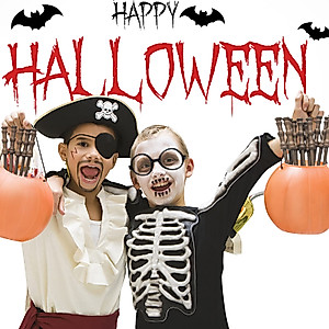 Wizard Theme Party Favors - Wand Pencils,Wizard Glasses with Round Frame No Lenses,Lightning Bolt Scar Temporary Tattoo for Magic Birthday/School Party Supplies ,Halloween Decor,12pcs each(36pcs all)