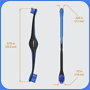 Dog Toothbrush and Bite Block Assistant Combo Pack by Paw Ready for Puppies' Dogs and Cats Small Size for use with Pets Between 5-15 lbs. (2-7kg) Protects Hands and Fingers While Brushing