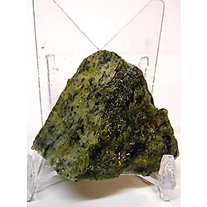 Rockhound's First Choice Rock Tumbler Gem Refill Kit - Natural Nephrite Jade Rough from Peru, Gemmy Green, 4 oz