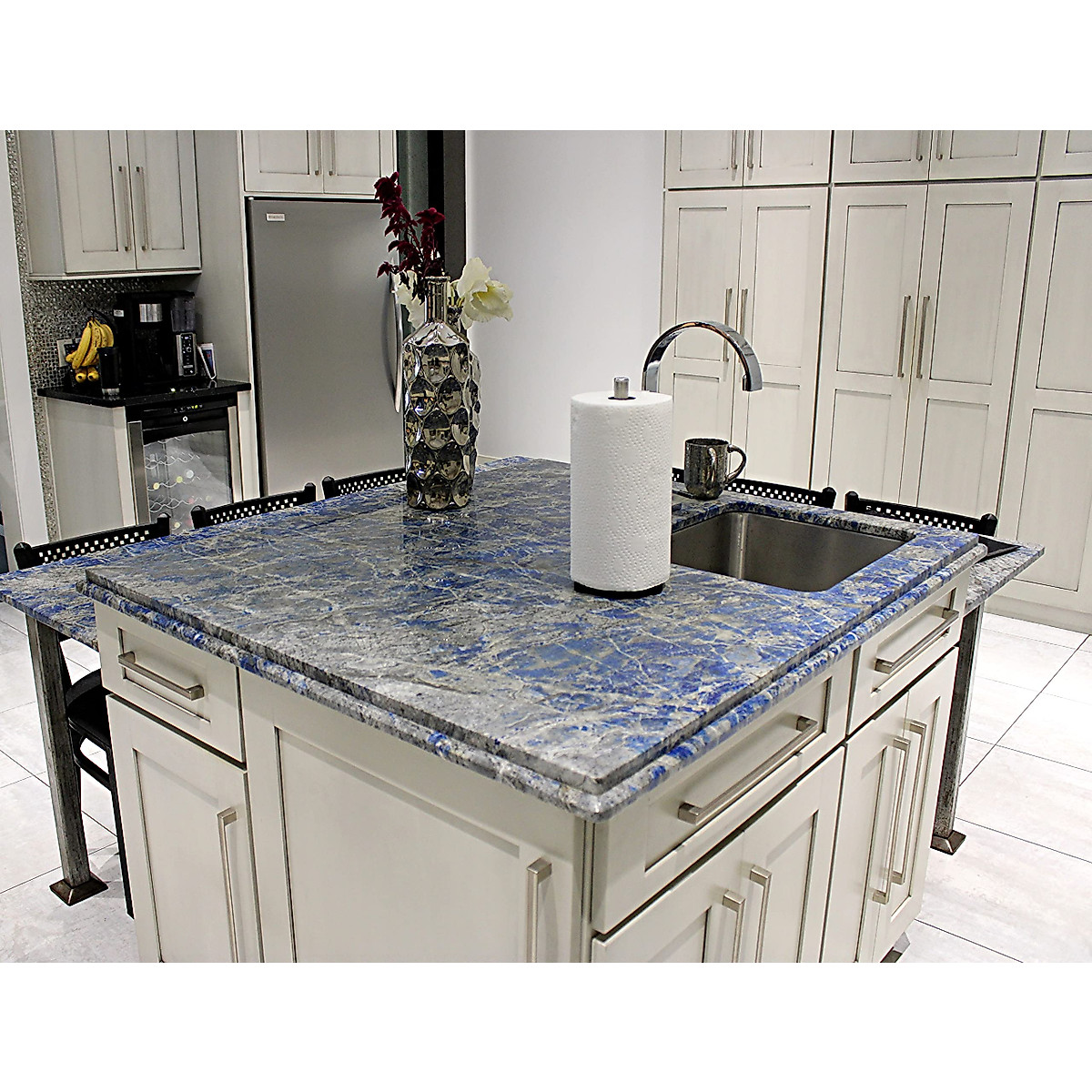 Stainless Steel Suction Cup Paper Towel Holder Kitchen Bathroom Spare Toilet Paper Holder with Nonslip Stable Super Suction Grip Base Countertop