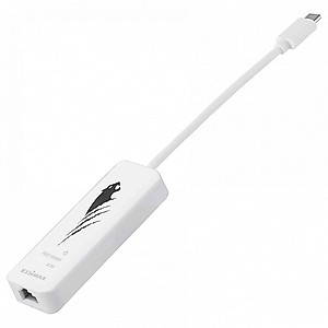 Edimax USB-C 2.5Gbps Ethernet LAN Adapter, USB 3.1 Type-C to RJ45 Gigabit Network LAN Converter, 2.5Gbps/1Gbps/100Mbps, Plug and Play, Windows, MacBook Pro/Air, iPad Pro and More, EU-4307