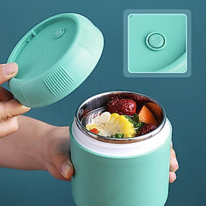 Pack of 3 Overnight Oats Containers with Lids and Spoon,430 ml + 330 ml 2-Tier Yogurt and Milk Cups,Leak-proof 2 in 1 Travel Cereal and Milk Container Cups for Fresh Meals Children Snack Pot (Pink,Blue,Green,3pcs)