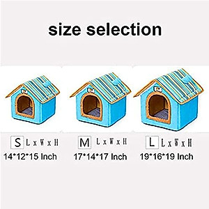 Joostee Comfortable Pet Cat Dog House Removable Dog Cat Bed Pet All Weather Cat Dog House Cat Puppy Shelter