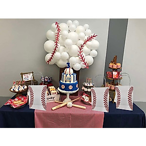 18 Pcs Baseball Party Favors Gift Bags - Baseball Goodie Bags Favors for Kids Adult Team - Baseball Theme Birthday Party decoration bags - Supplies Paper Bag with Handle