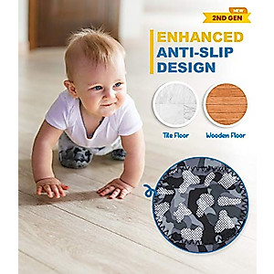 Simply Kids (2nd Gen.) Baby Knee Pads for Crawling (2 Pairs), CPSIA Certified - Comfortable Knee Protector for Toddler, Infant, Girl, Boy, Crawler - Rodilleras para Bebe