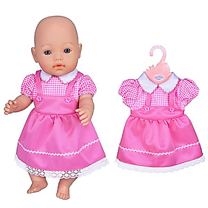 Ebuddy 6 Sets Doll Clothes Outfits for 14 to 16 Inch Baby Dolls, 15 Inch Baby Dolls and 18 inch Girl Doll