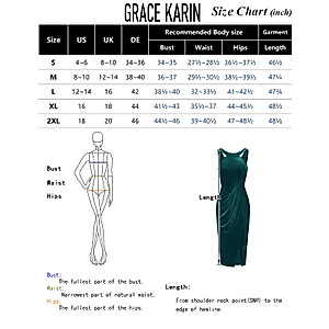 GRACE KARIN Womens Velvet Dress Sleeveless Halterneck Ruched Bodycon Midi Dress Split Cocktail Dress for Women,Black,L