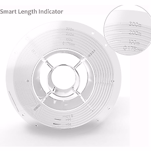SainSmart PRO-3 Tangle-Free Premium 1.75mm PETG 3D Printer Filament, Clear PETG, 2.2 LBS (1KG) Spool, Dimensional Accuracy +/- 0.02mm