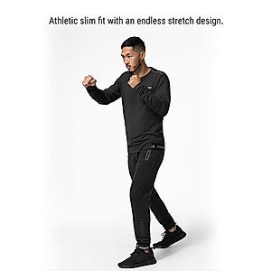 Hayabusa Men's Long Sleeve Training Shirt - Black, X-Large