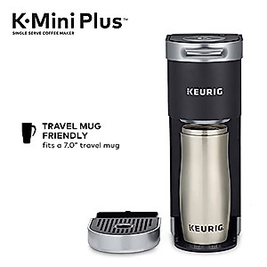 Keurig K-Mini Plus Coffee Maker with Newman's Own Organics Newman's Special Blend, 32 Count