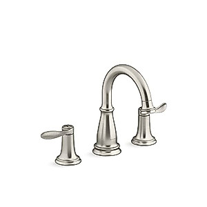 Kohler 27380-4-BN BELLERA® Widespread Bathroom Sink Faucet, 1.2 GPM, Vibrant Brushed Nickel