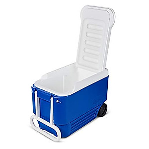 Igloo 38 Quart Wheelie Cooler,blue (22.875”L X 12.875”W X 15.875”H)
