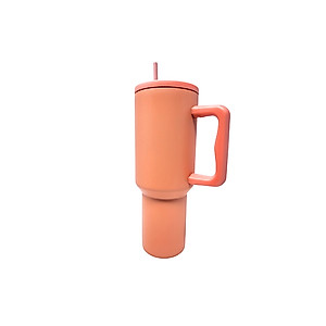 FTB Creative, Wander 40oz Tumbler, Double Wall Stainless Steel, with Lid and Straw (Melon)