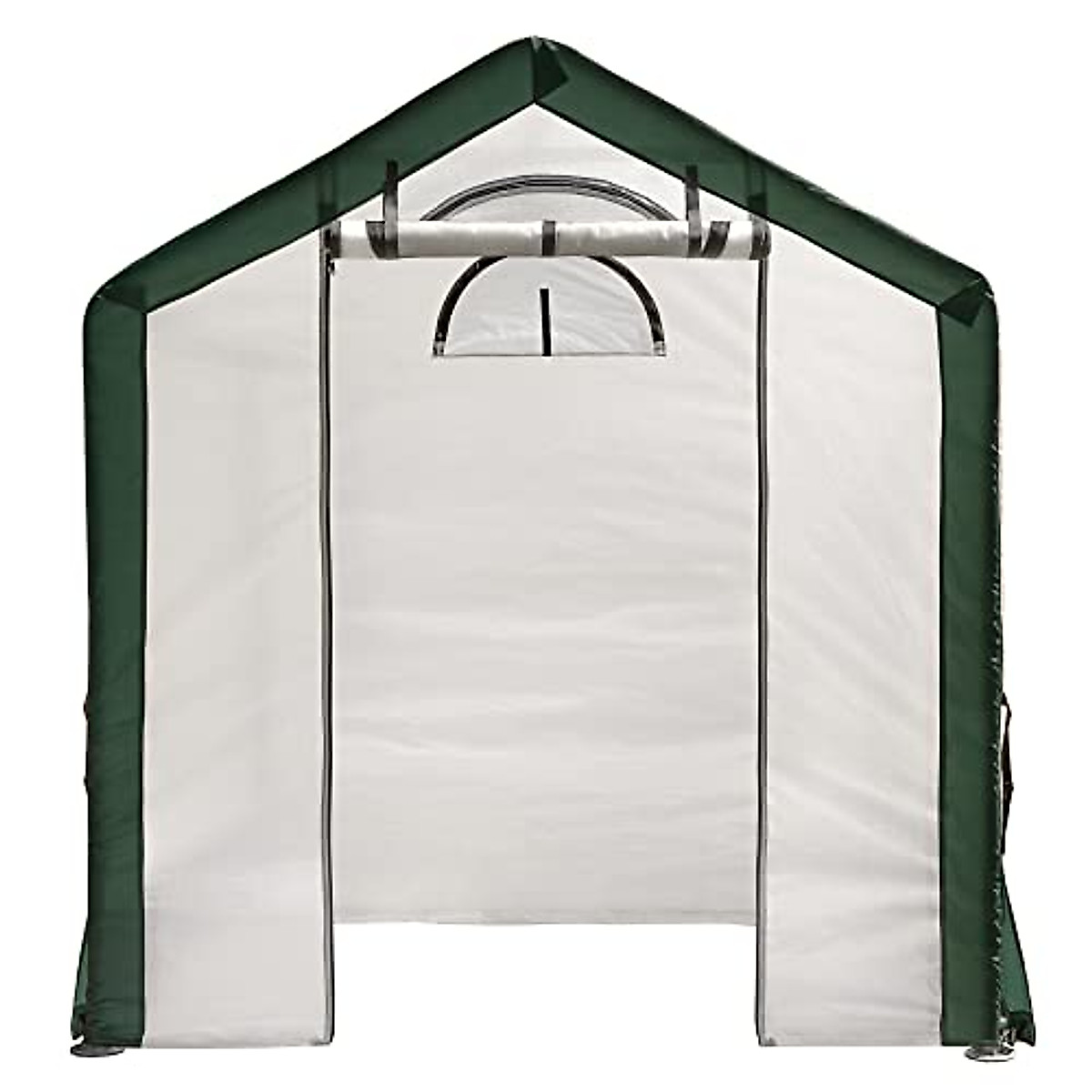 Miracle-Gro 6' x 4' x 6' All-Season Indoor/Outdoor Backyard Garden Greenhouse and Compact Waterproof Plant Shelter, Translucent