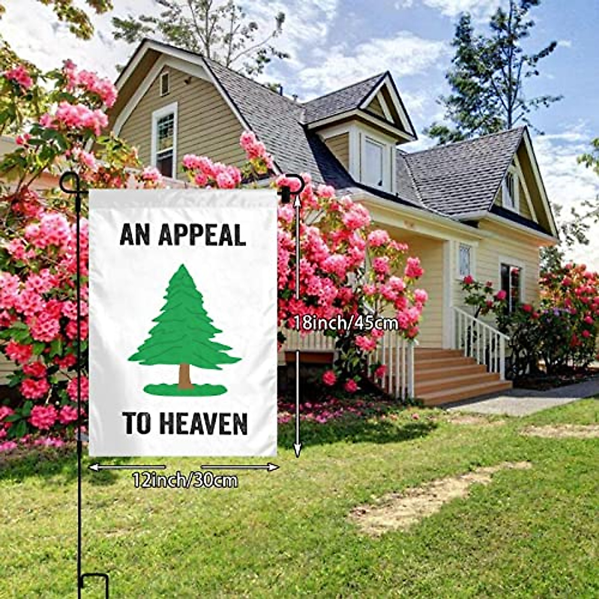 An Appeal To Heaven Garden Flag Vertical Double Sided Farm Lawn Yard Outdoor Decoration 12 x 18 Inch