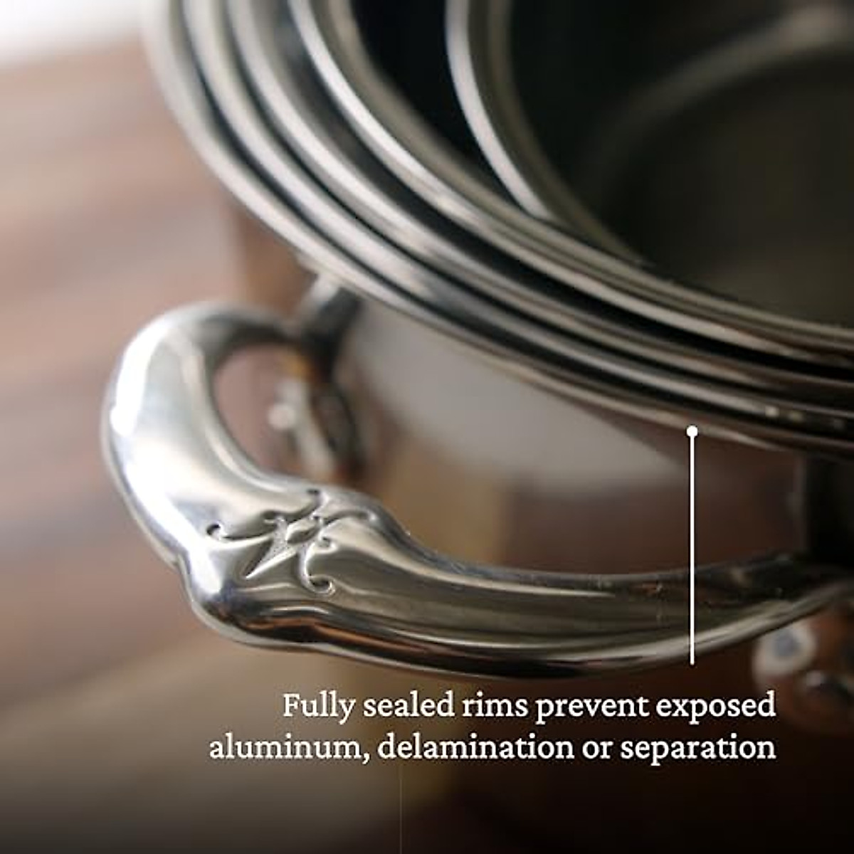 Hestan - NanoBond Collection - Titanium Stainless Steel 8-Quart Stock Pot with Lid - Toxin, PFAS, & Chemical Free Clean Cookware, Induction Cooktop Compatible